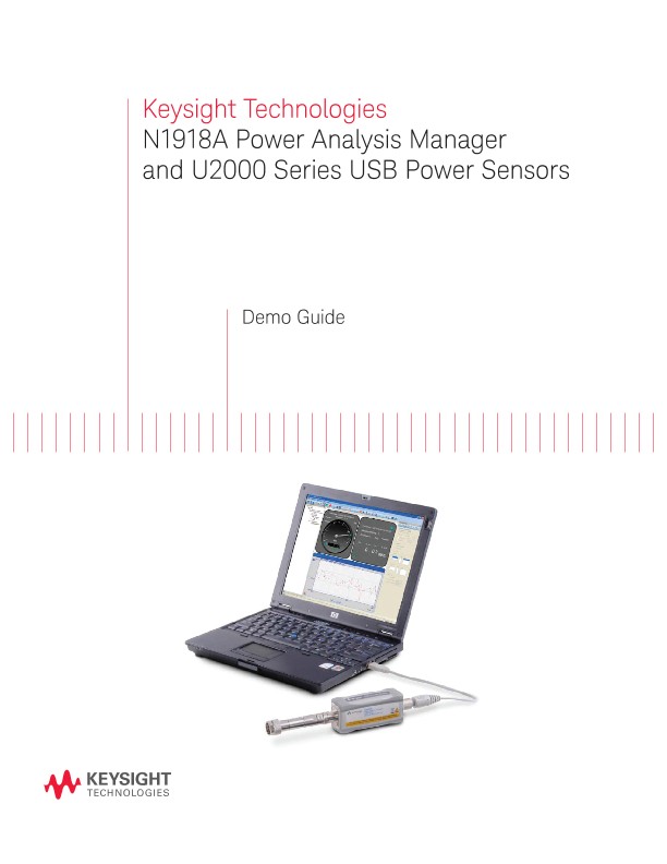 N1918A Power Analysis Manager and U2000 Series USB Power Sensors PDF Asset Page | Keysight